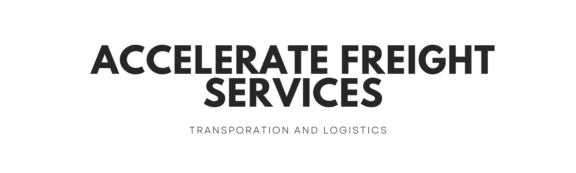 Accelerate Freight Services - Pupilar